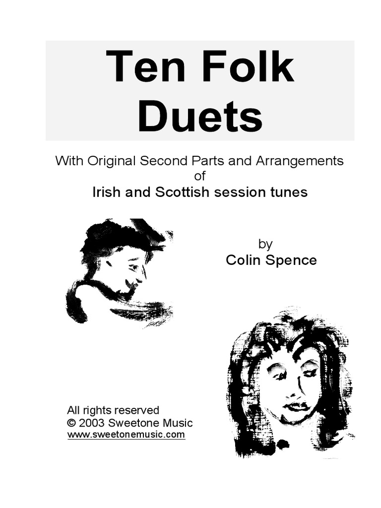 Ten Folk Duets | PDF | Bass Guitar | Double Bass