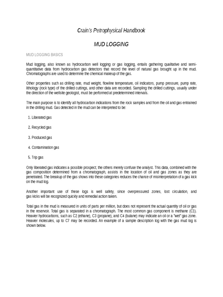 Mud Logging | Gas Chromatography | Chromatography