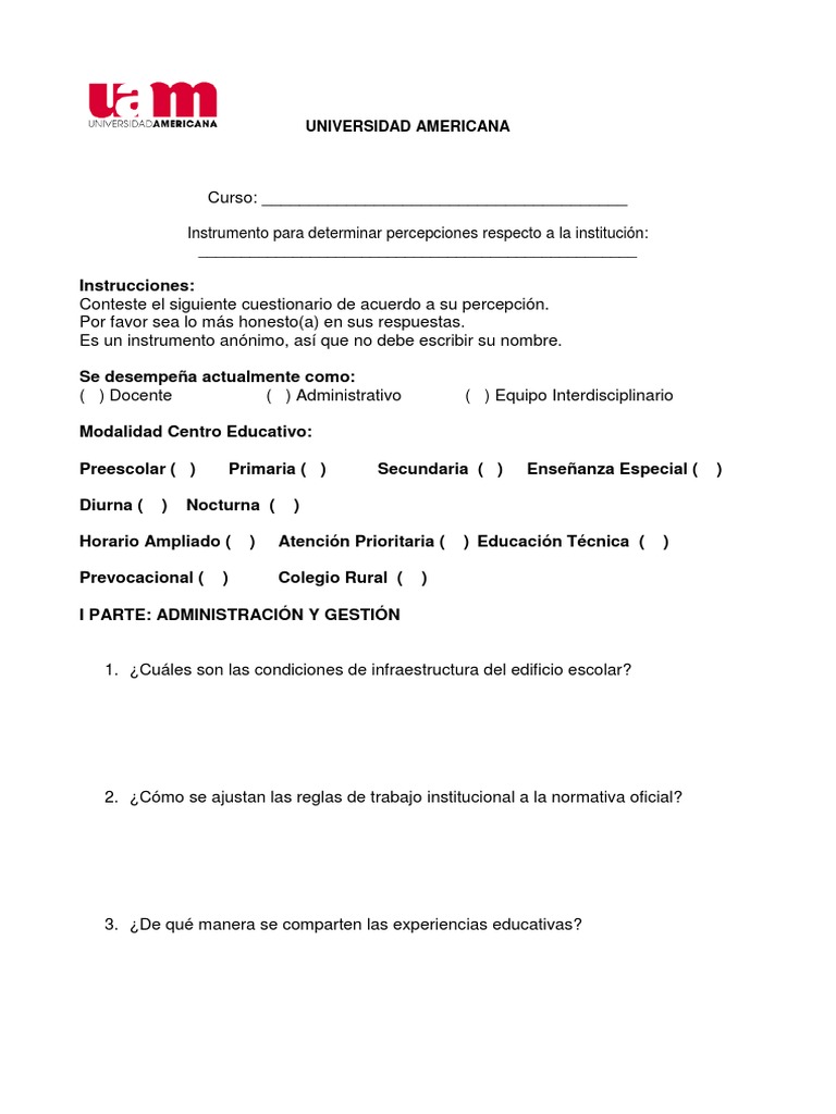 Ejemplo de PEC para Evaluación Institucional | PDF