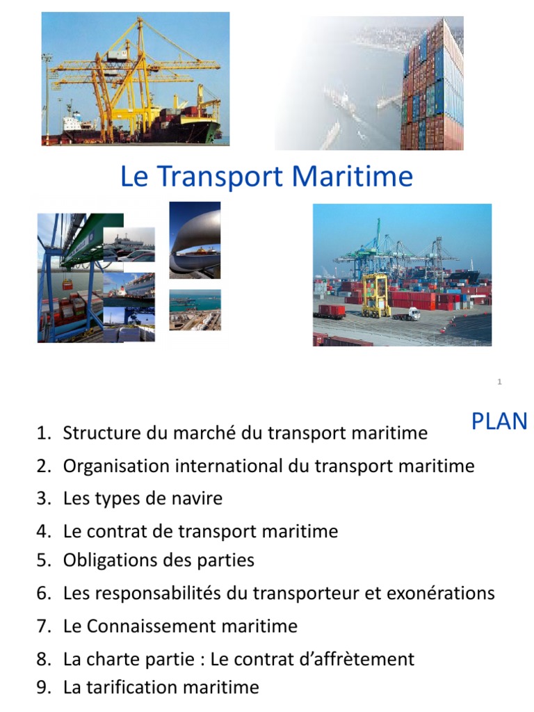 4 Transport Maritime | Connaissement | Transport