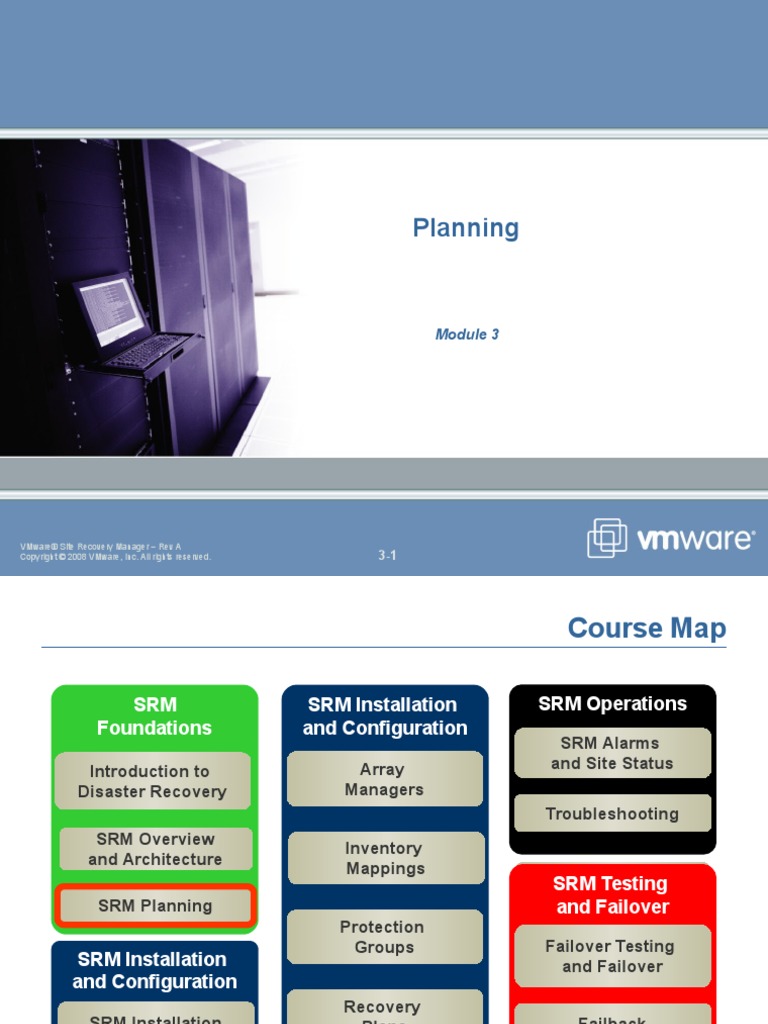 SRM Mod 3 SRM Plan | PDF | Desktop Virtualization | V Mware
