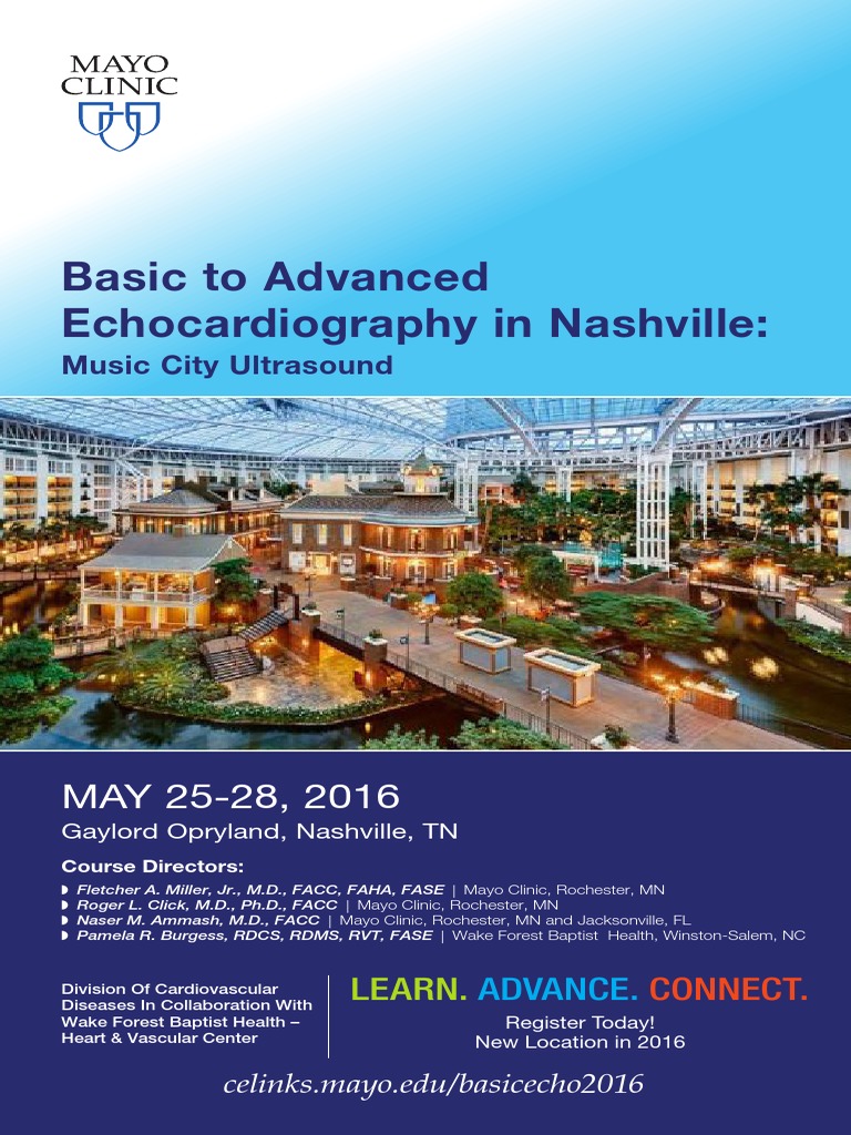 Mayo clinic Echocardiography course 2016 | Echocardiography | Heart