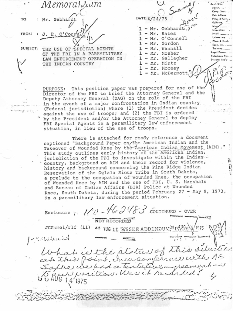 FBI Memo | PDF | Special Agent | Federal Bureau Of Investigation