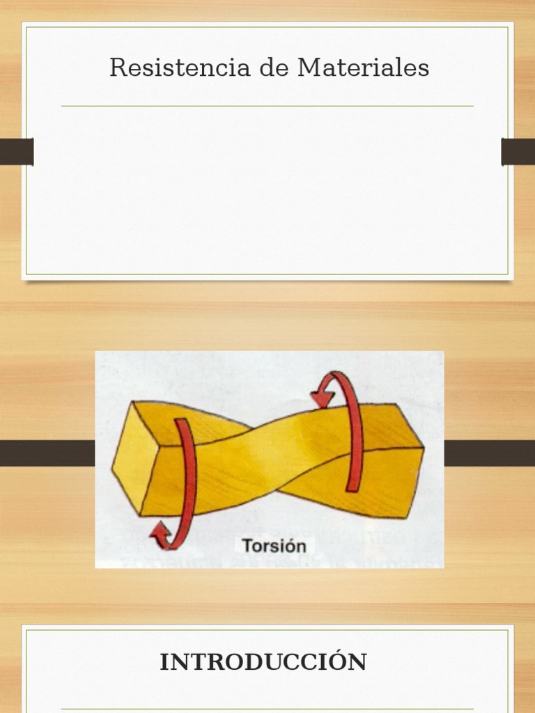 Resistencia de Materiales-Torsion | PDF | Mecánica | Mecanica clasica