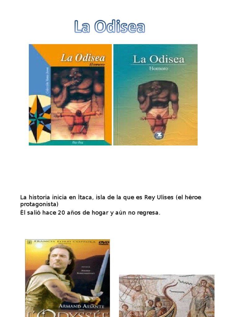 La Odisea Resumen Adaptación Zigzag | PDF | Odiseo | Odisea