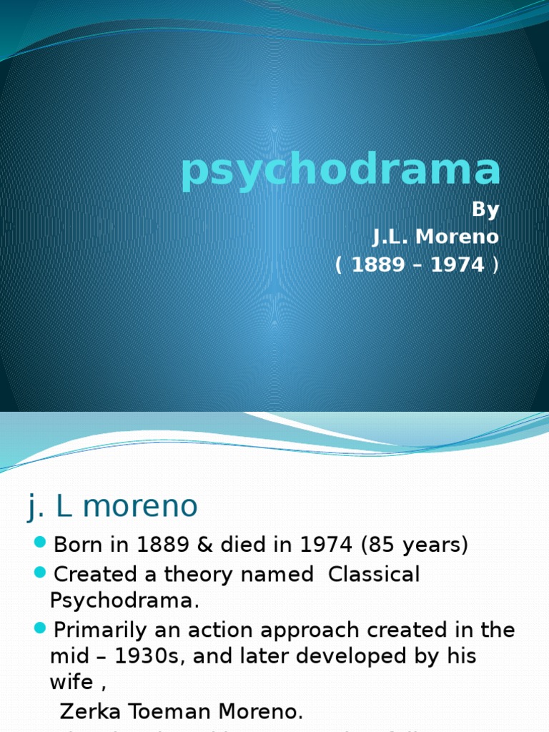 Understanding Classical Psychodrama Techniques | PDF | Applied ...