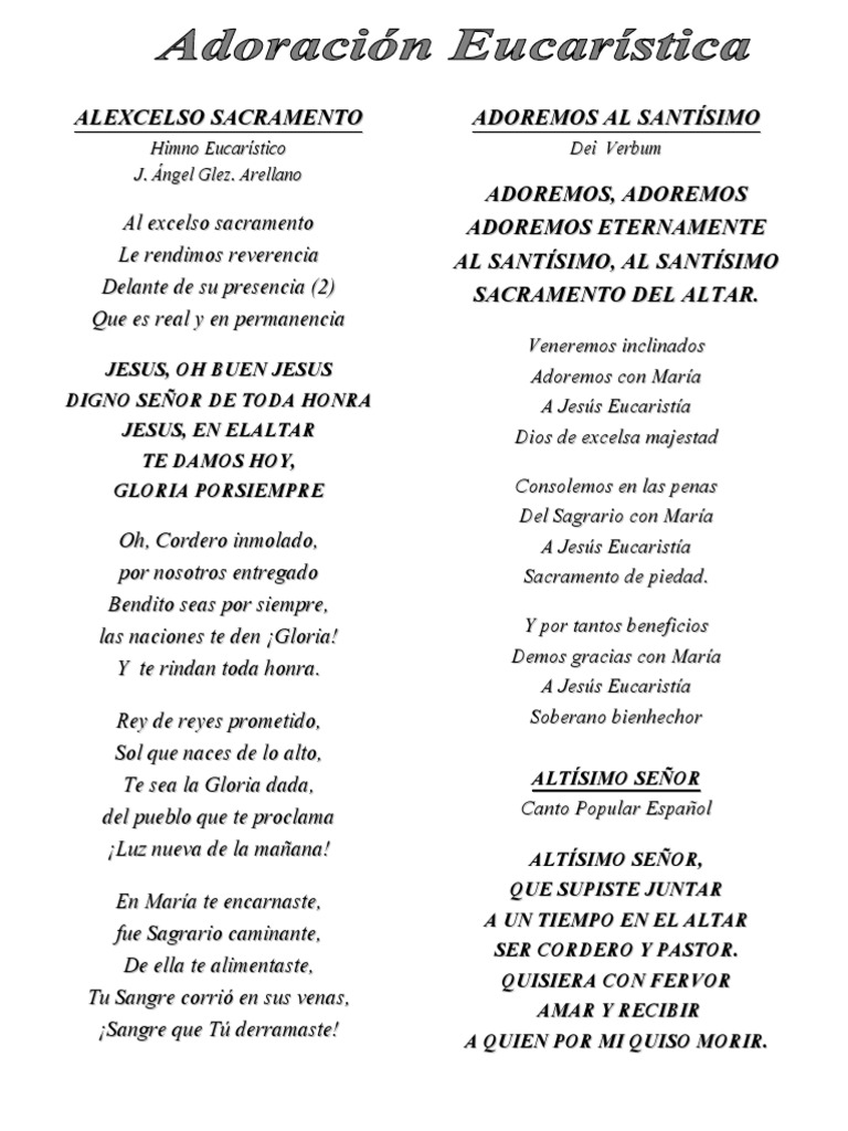 Sitio de Jerico 2013 Cantos | PDF | eucaristía | Cristo (título)