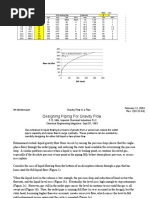 Designing piping for gravity flow.pdf | Viscosity | Pressure