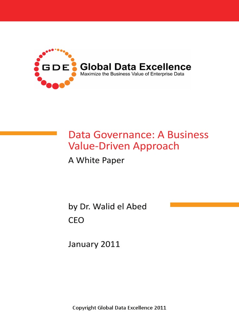 Data Governance A Business Value-Driven Approach | PDF | Enterprise ...