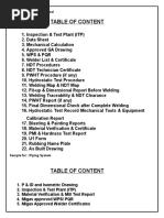 Inspection and Test Plan (Itp) For Control Valves | PDF | Specification ...