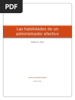 00 - Robert L. Katz - El Arte de Un Administrador Efectivo | PDF ...