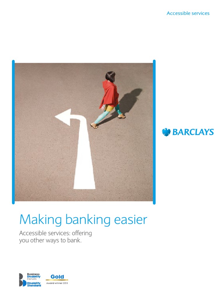 Accessibility Brochure | PDF | Barclays | Accessibility