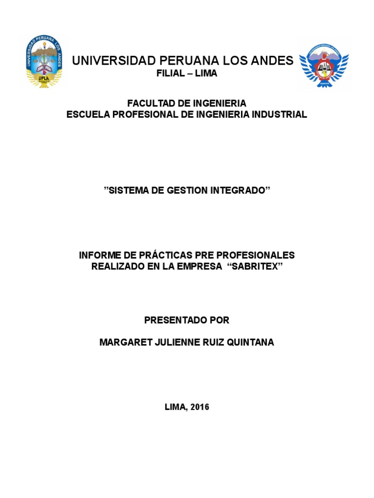 Caratula PPT 2016 2 UPLA | PDF | Interacciones de disciplina académica | Ciencia y Tecnología