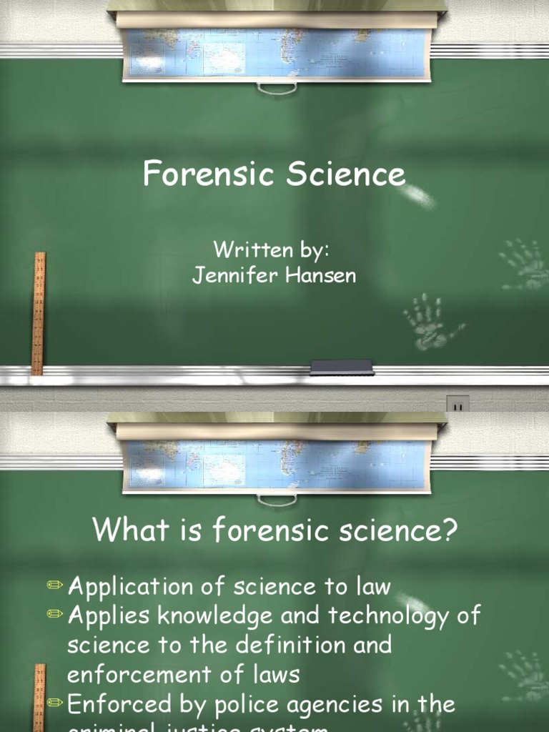The Evolution of Forensic Science: From Early Fingerprinting and Blood ...