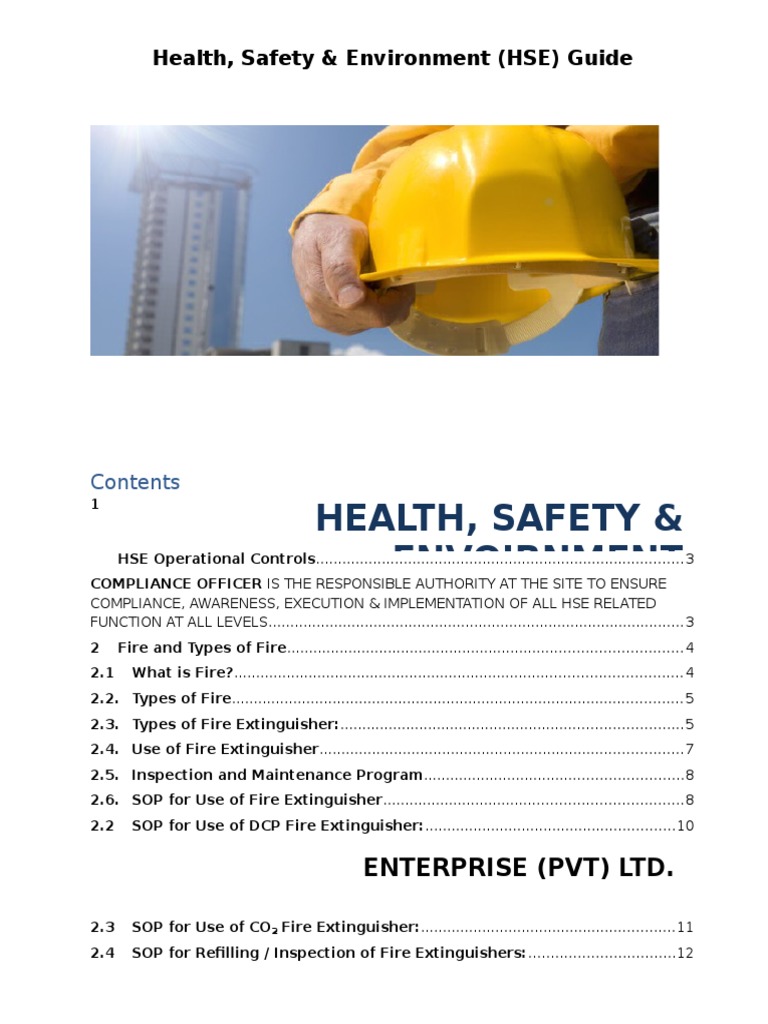 HSE Guide | PDF | Combustion | Fuels