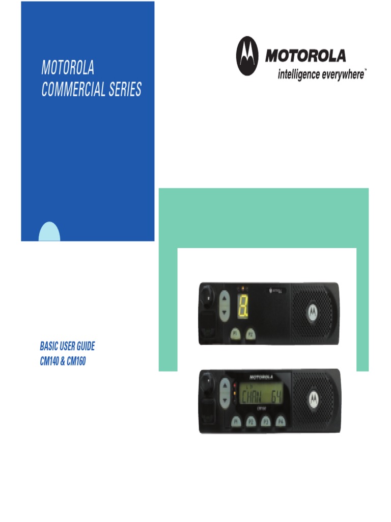 Motorola CM140 CM160 Manual | PDF | Patentar | Menú (Computación)