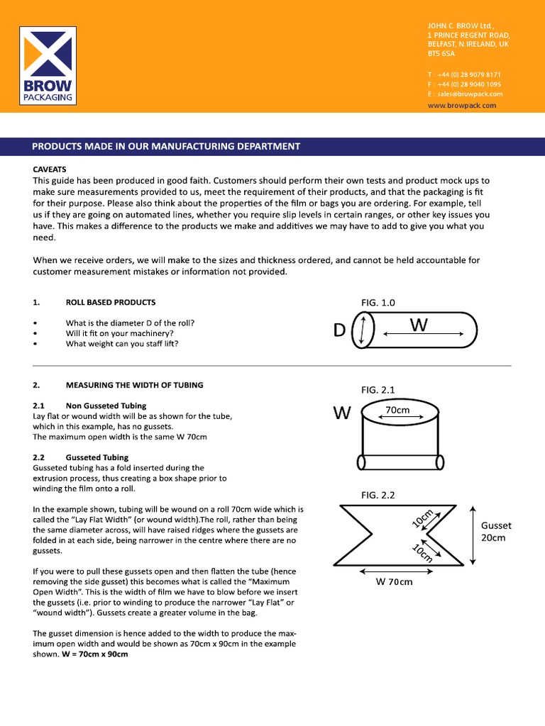 How To Measure Products | PDF
