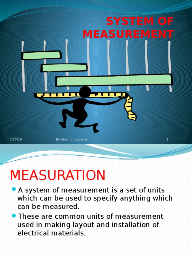 System of Measurement | PDF | Yard | Foot (Unit)