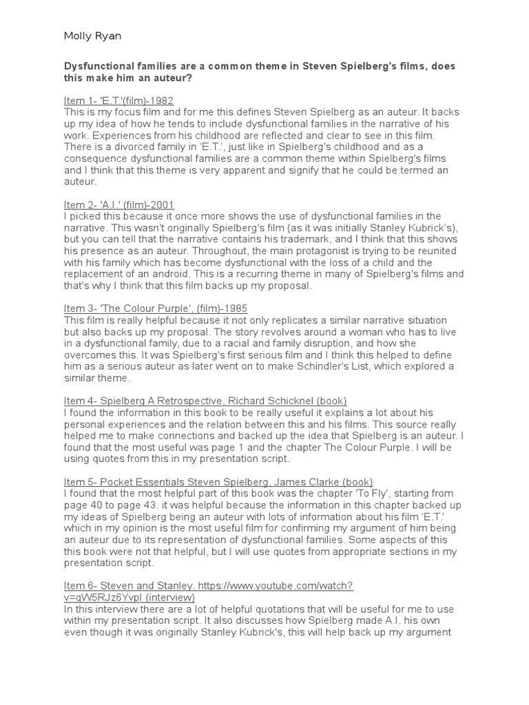 Dysfunctional Families Are A Common Theme in Steven Spielberg's Films ...