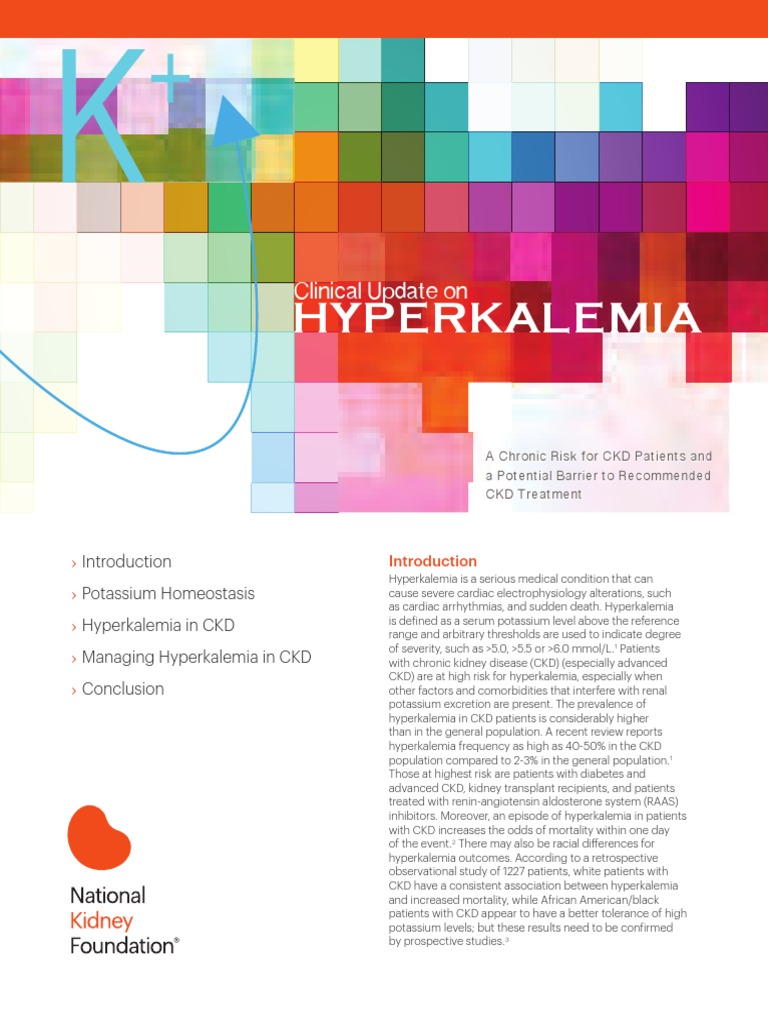 Hyperkalemia: Clinical Update On | PDF | Chronic Kidney Disease ...
