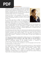 Edward de Bono CoRT Thinking Programme | PDF | Narration | Thought