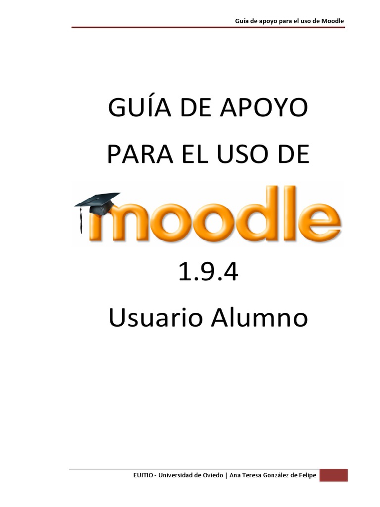 Tutorial Plataforma MOODLE Usuario - Alumno PDF | PDF | Moodle | Red mundial