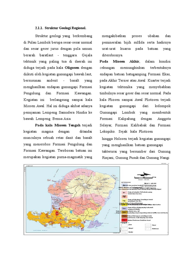 Struktur Geologi Regional | PDF