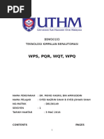 WPS PQR WQT WPQ | PDF | Welding | Construction