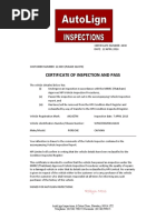 UBER Inspection Form PDF | PDF