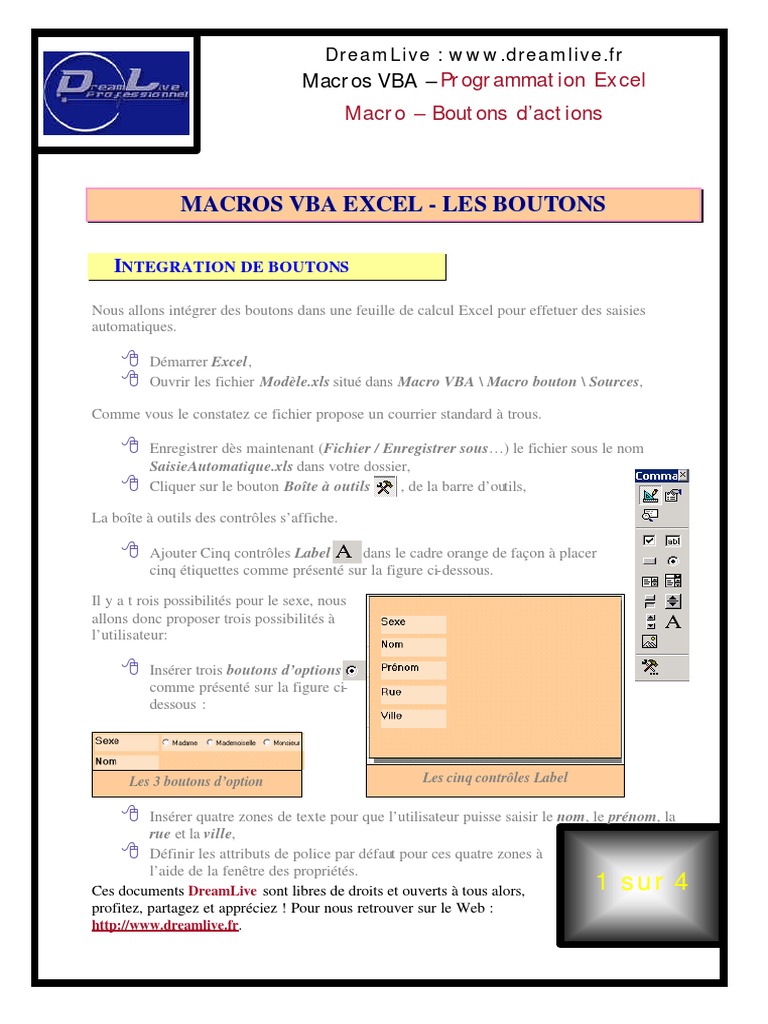 Macros Excel Vba Visual Basic Programmation Macro | PDF | Visual Basic ... Macros Excel Vba Visual Basic Programmation Macro | PDF | Visual Basic ...