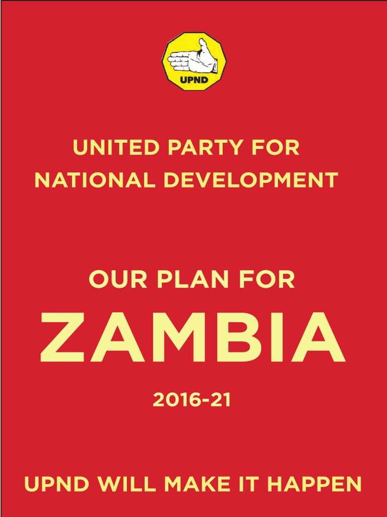 UPND Manifesto 2016-21 | PDF | Public Sphere | Economies