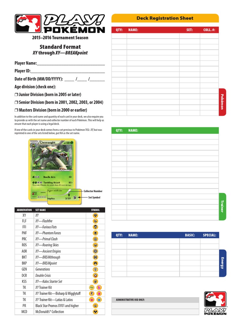 Standard Decklist | PDF
