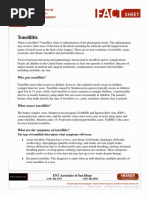 Acute Exudative Tonsillitis Guide | PDF | Immunology | Microbiology