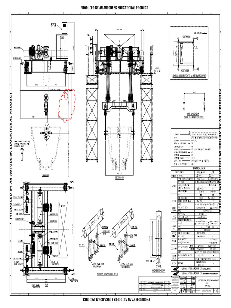 17 20 000 - r2 170t X 8 5m Span Trolley Arrangement-Model | PDF