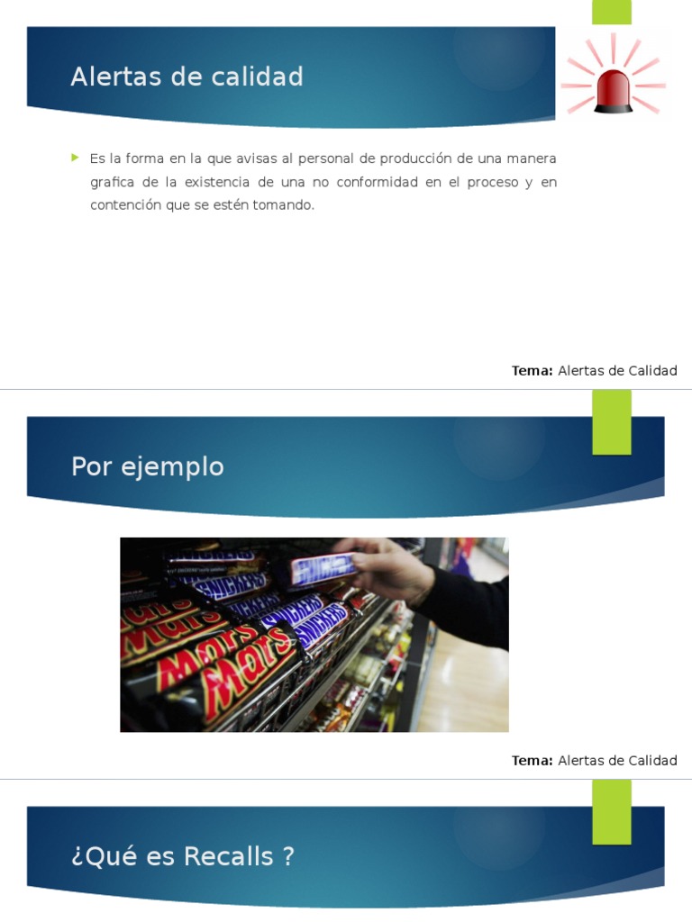 Alertas de Calidad y Recalls de Productos | PDF | Negocios