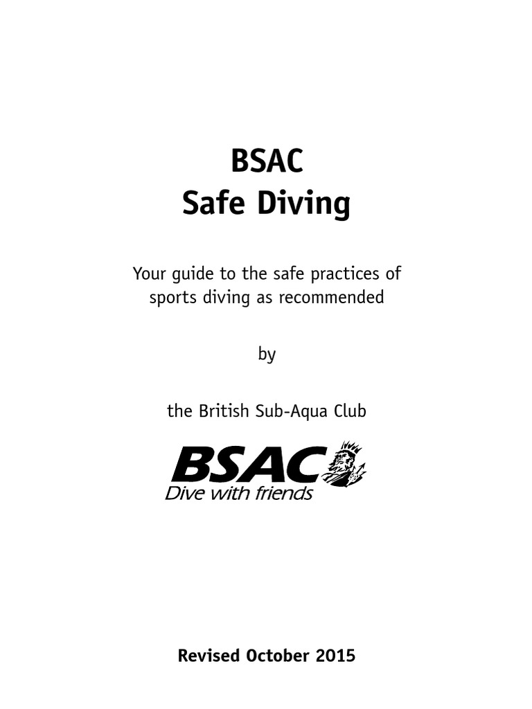 Safe Diving 2015 | PDF | Scuba Diving | Underwater Diving