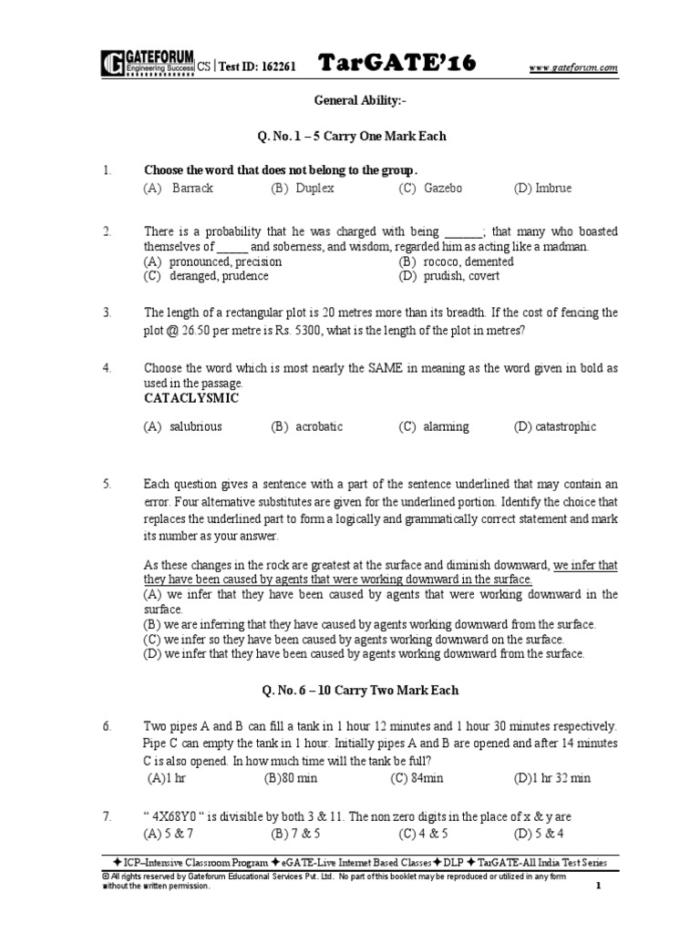 Gate Document | Download Free PDF | Cpu Cache | Computer Architecture