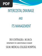 Intercostal Drainage and Its Management | PDF | Medicine | Pulmonology