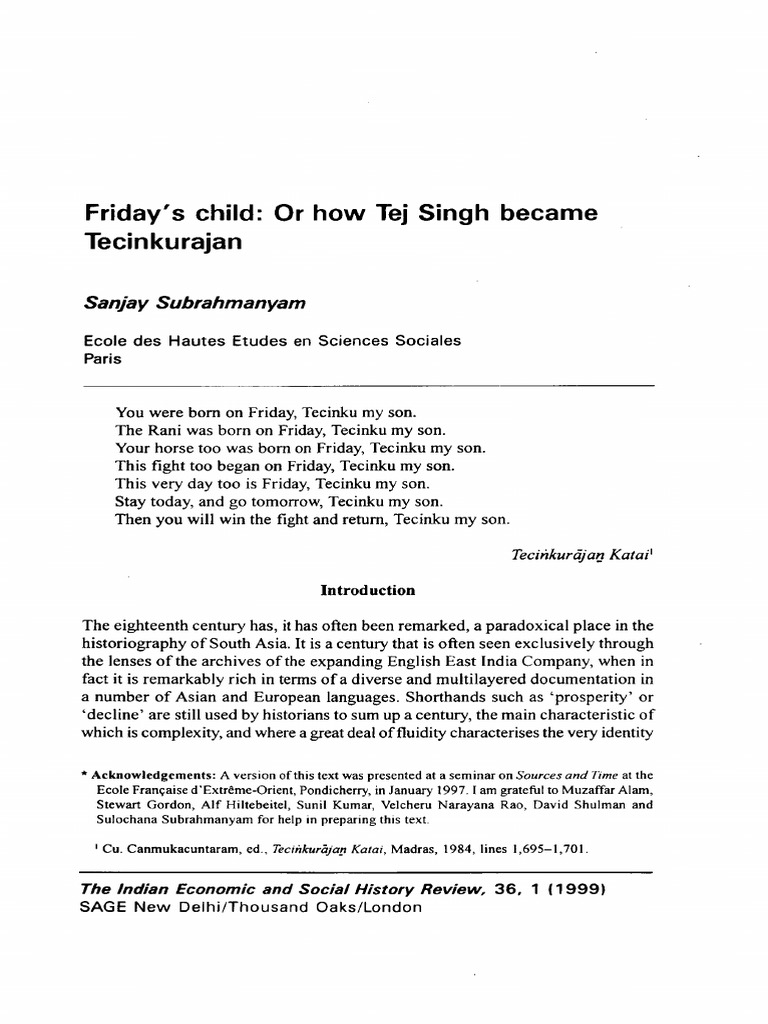 Fridays Child | Download Free PDF | Mughal Empire | Violence