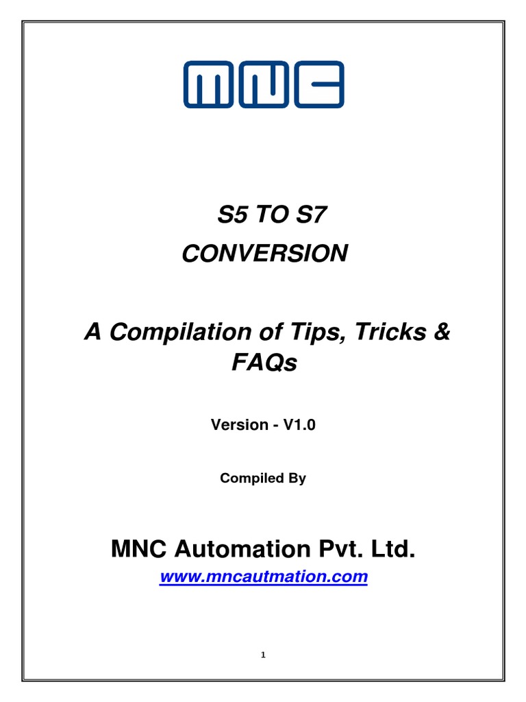 S5 To S7 Conversion Tips V1 | PDF | Trigonometric Functions | Parameter (Computer Programming)