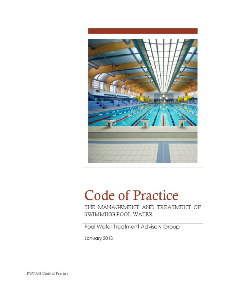 Swimming Pool - PWTAG CodeofPractice1.13v5 - 000 | PDF | Chlorine ...