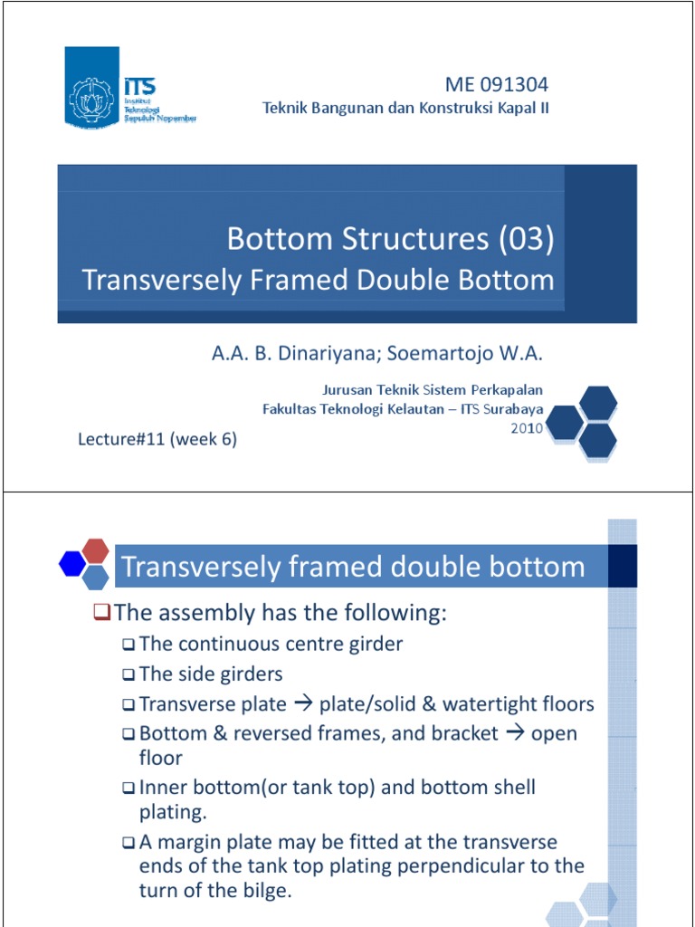 Bottom Structures (03) Bottom Structures (03) : Transversely Framed ...