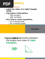 Trigonometry Worksheet T1 - Labelling Triangles | PDF