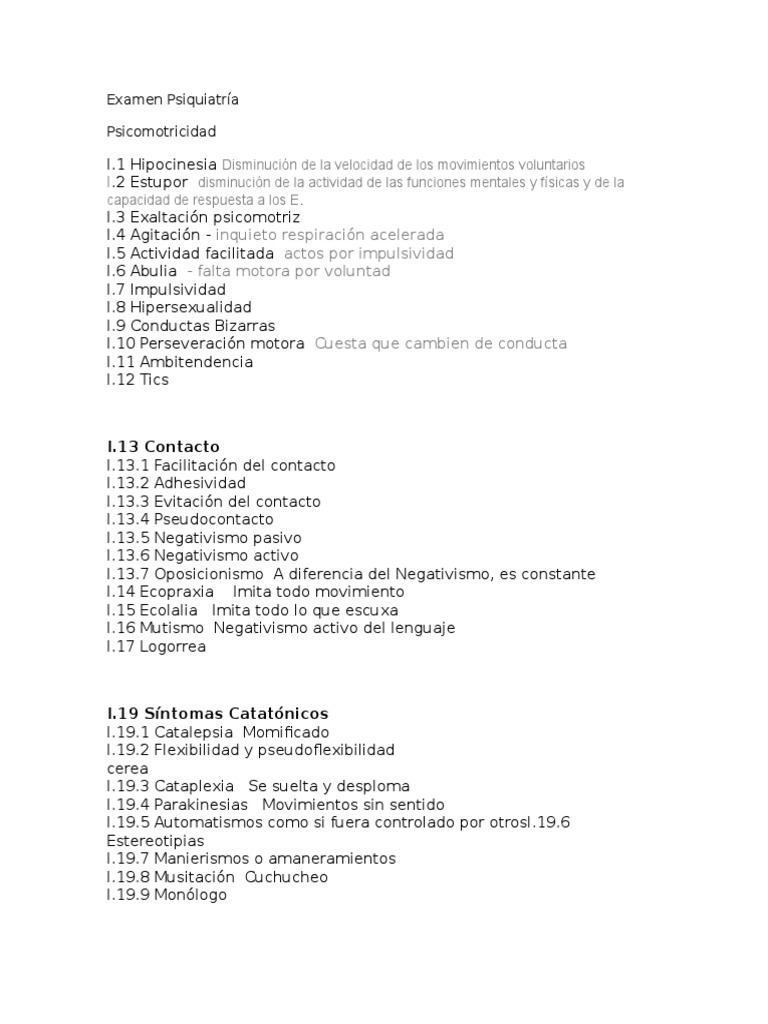 Jactatio Cápitis en Psiquiatría | PDF | Ansiedad | Las emociones