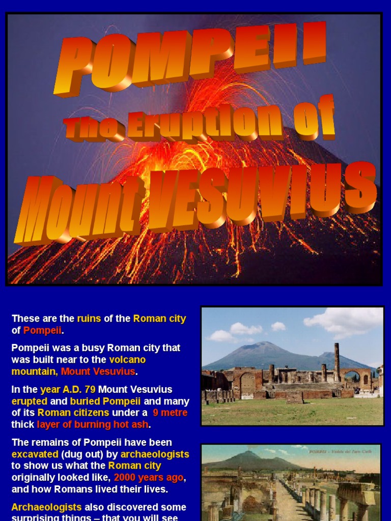 Pompeii and Vesuvius | PDF | Mount Vesuvius | Pompeii