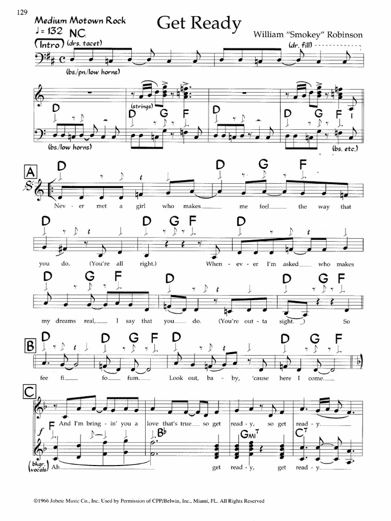 Get Ready Lead Sheet | PDF