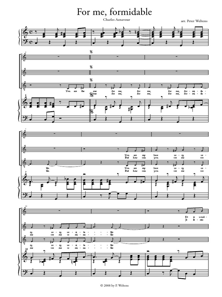 For Me Formidable | PDF