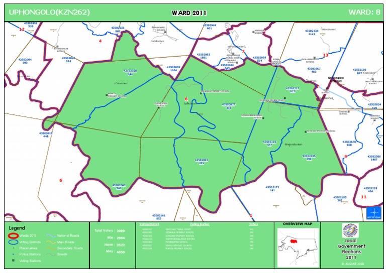 Ward 8 Overview and Map Details | PDF