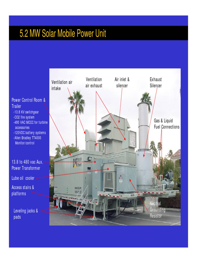 Solar T 60 Mpu Technical Presentation | PDF | Gas Turbine | Engines