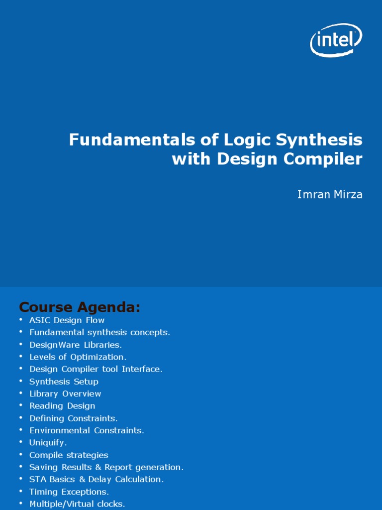 Fundamental of Loic Synthesis | PDF | Logic Synthesis | Program Optimization